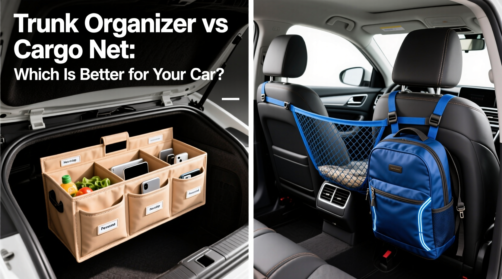 Trunk Organizer vs Cargo Net: Which Is Better for Your Car?