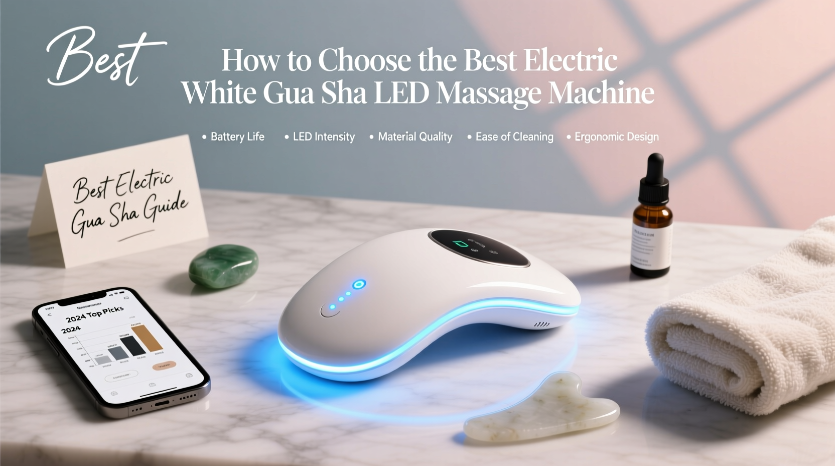 How to Choose the Best Electric White Gua Sha LED Massage Machine
