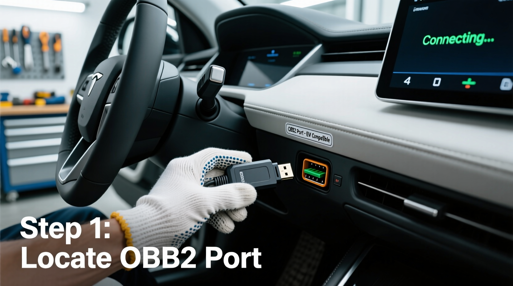 How to Install an OBD2 Tracker on an Electric Vehicle (EV)