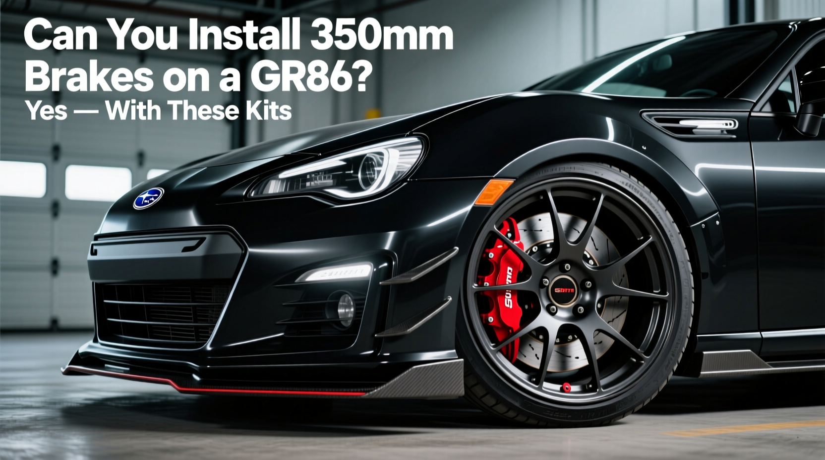 Can You Install 350mm Brakes on a GR86? Yes — With These Kits