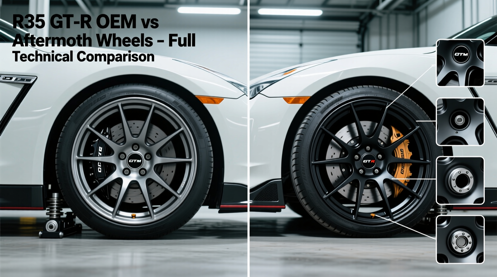 R35 GT-R OEM vs Aftermarket Wheels: Full Technical Comparison