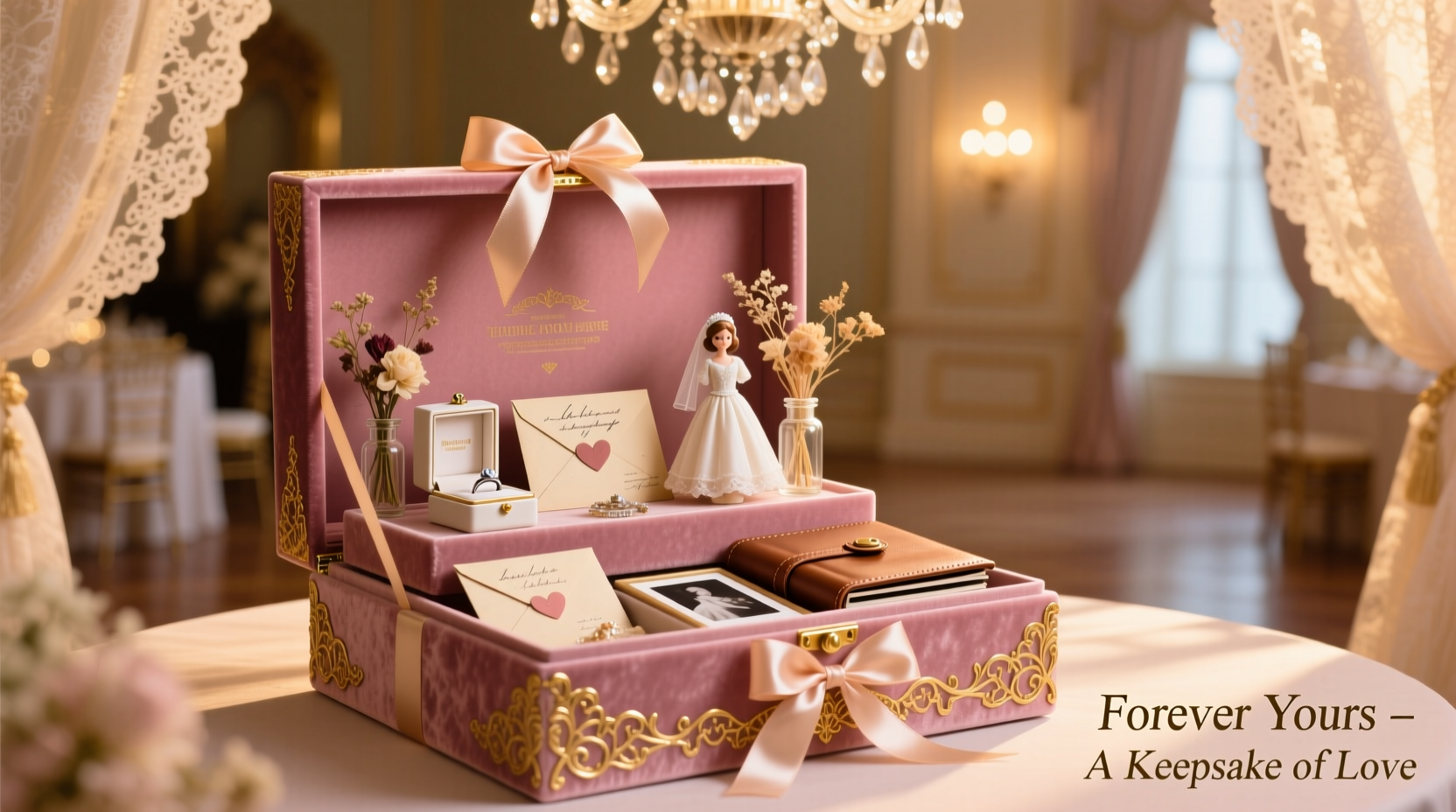 Large Wedding Gift Box Ideas Bridal Keepsake Treasures