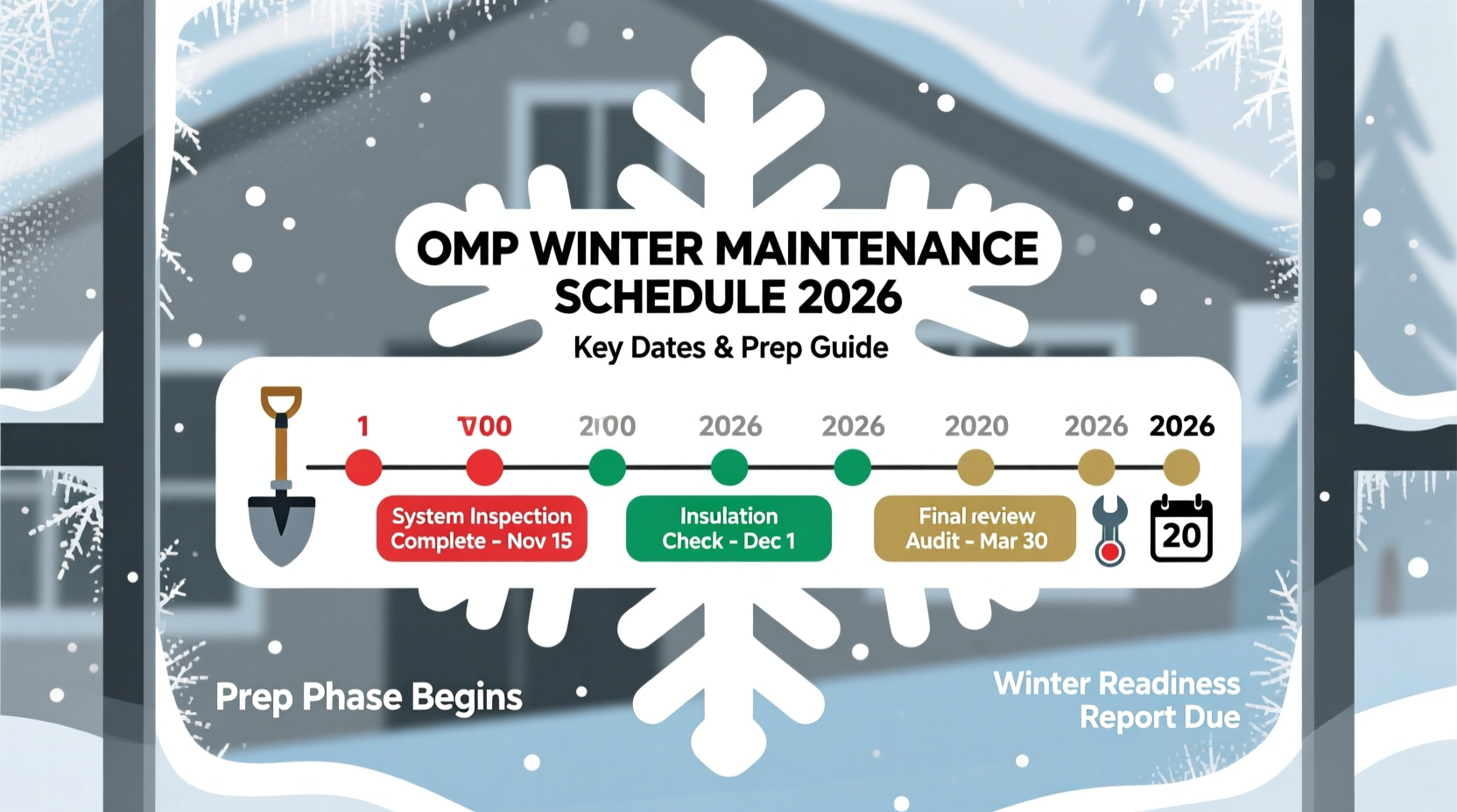 OMP Winter Maintenance Schedule for 2026: Key Dates & Prep Guide
