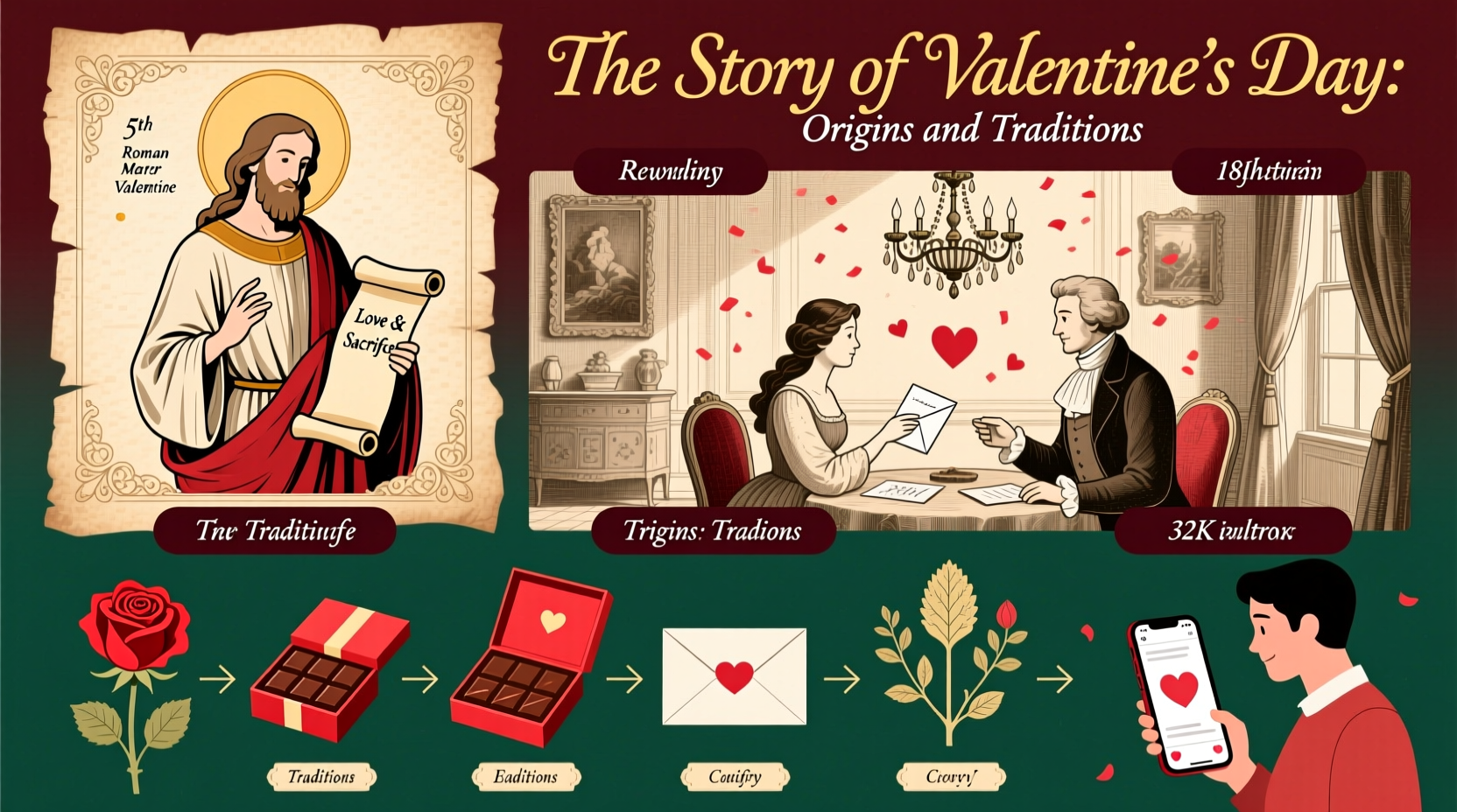 The Story of Valentine's Day: Origins and Traditions