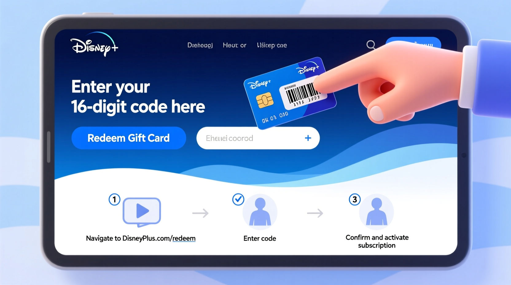 Disney Plus Gift Card Redeem How To Activate Your Subscription