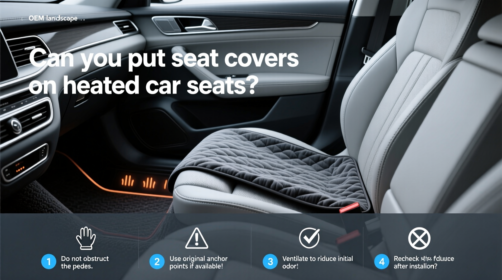 Can You Put Seat Covers on Heated Cloth Seats: Buying Guide