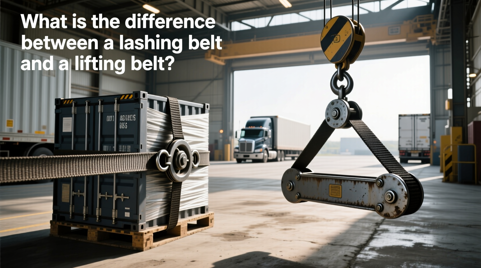 How to Choose Truck Lashing Belt, What Is the Difference from Lifting Belt?
