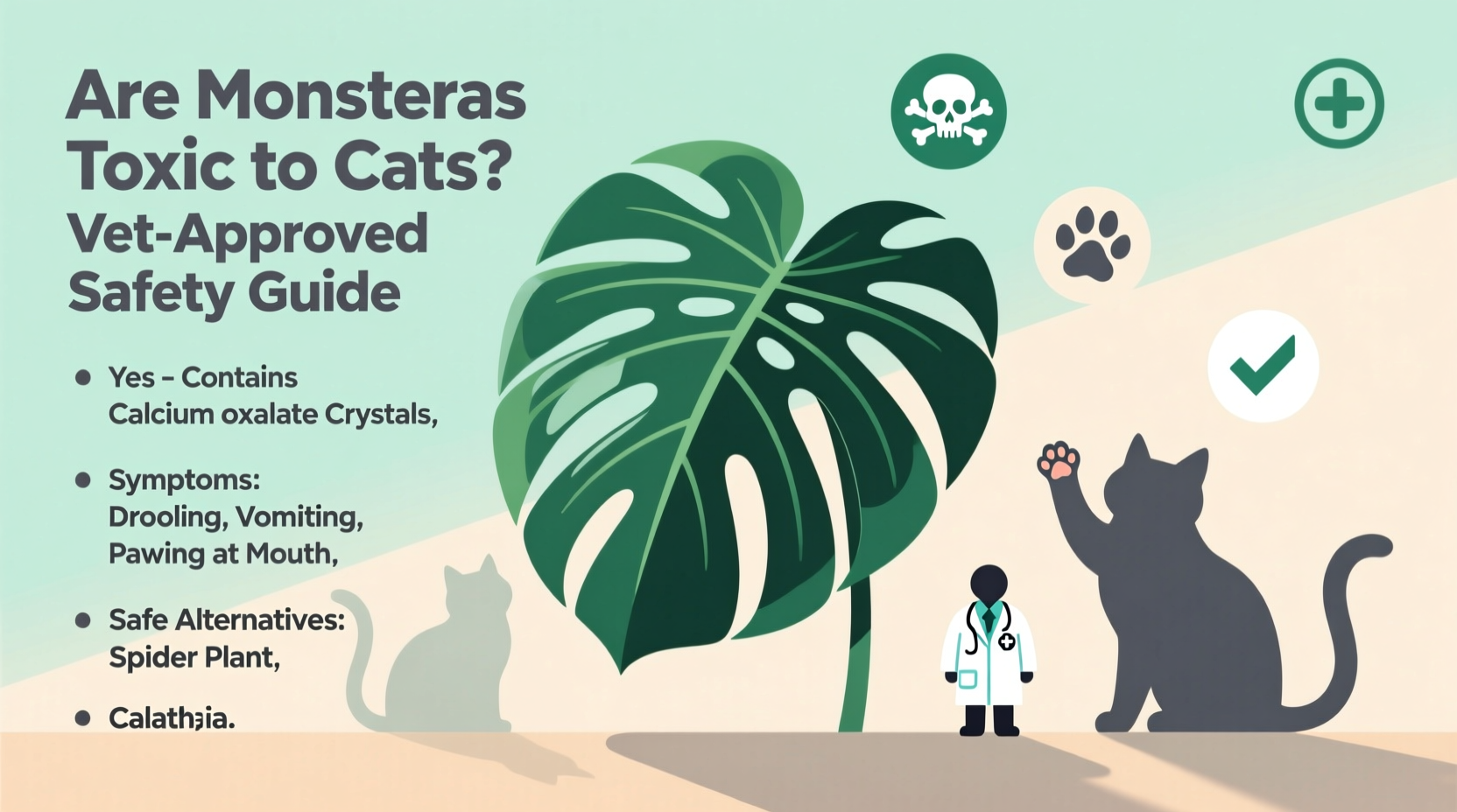Are Monsteras Toxic to Cats? Vet-Approved Safety Guide