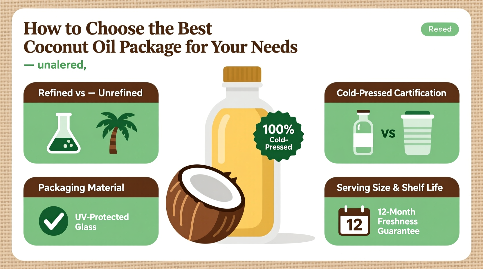 How to Choose the Best Coconut Oil Package for Your Needs
