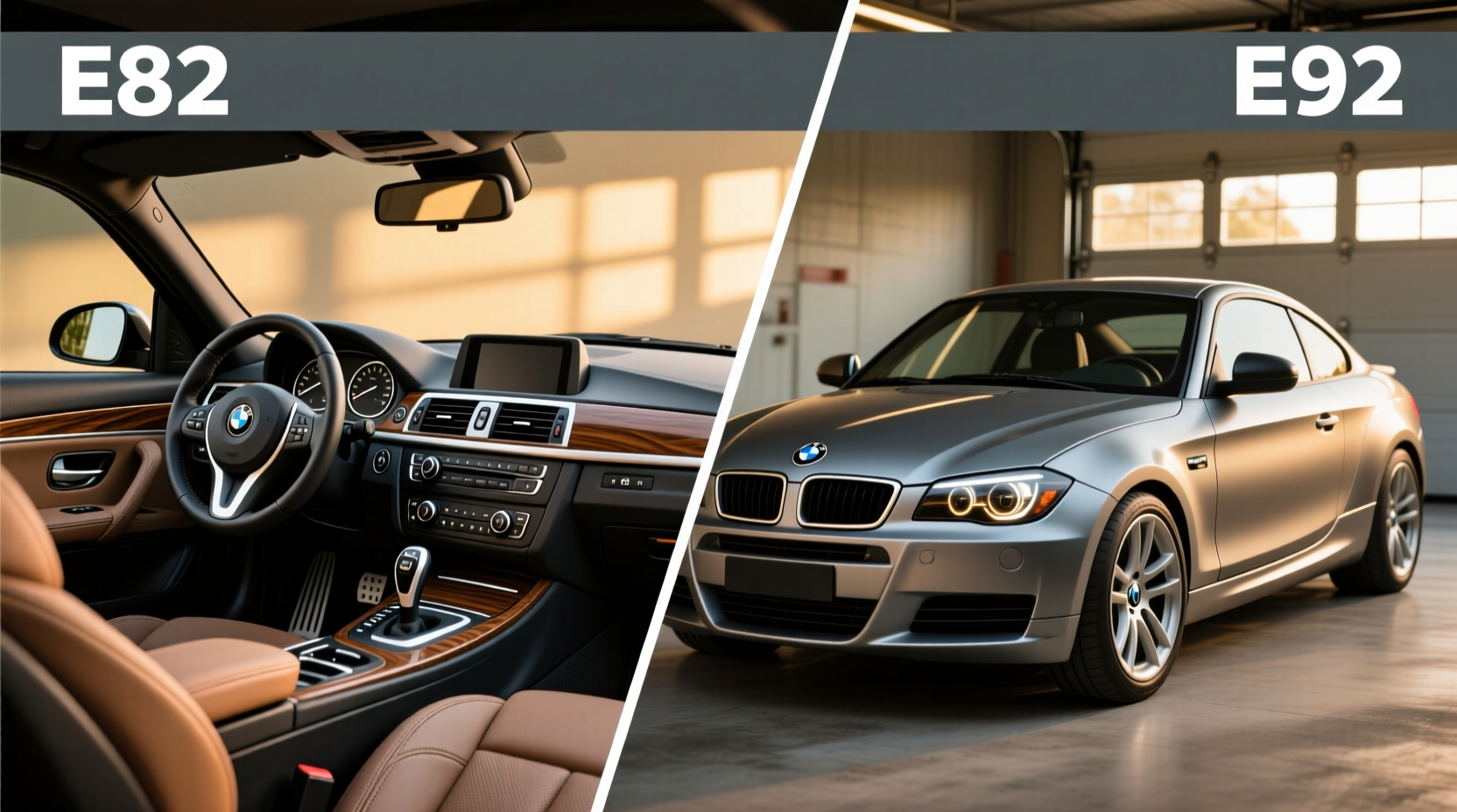 E82 vs E92 Interior Comfort: Which BMW 3 Series Coupe Feels Better?