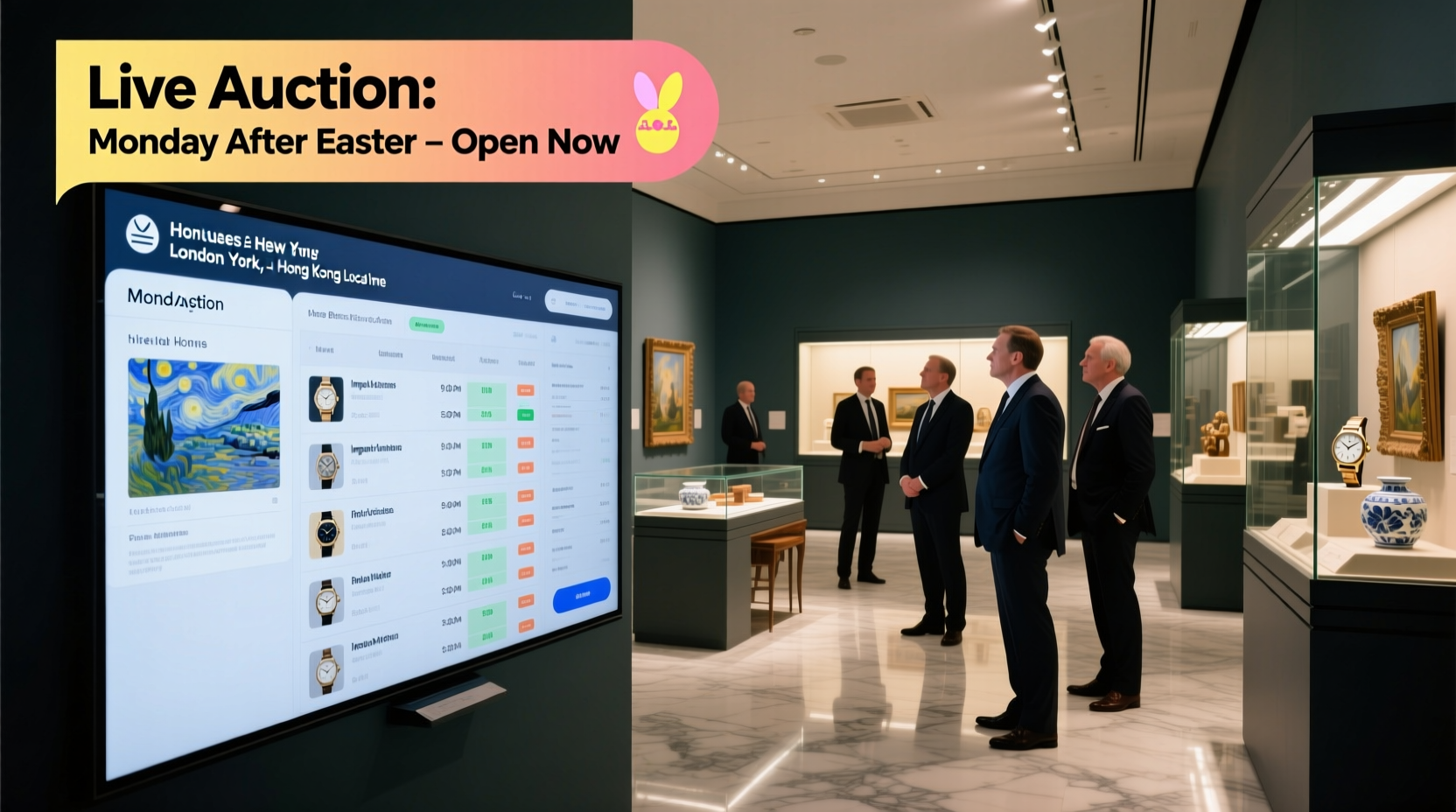 Are Auctions Open the Monday After Easter?