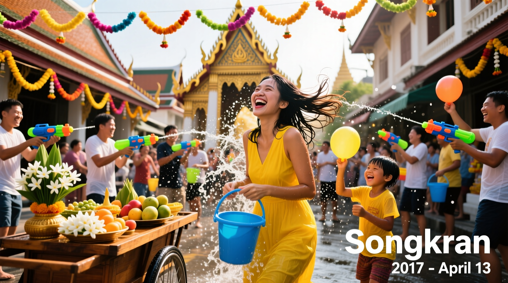 Thailand New Year 2017 April 13 2017