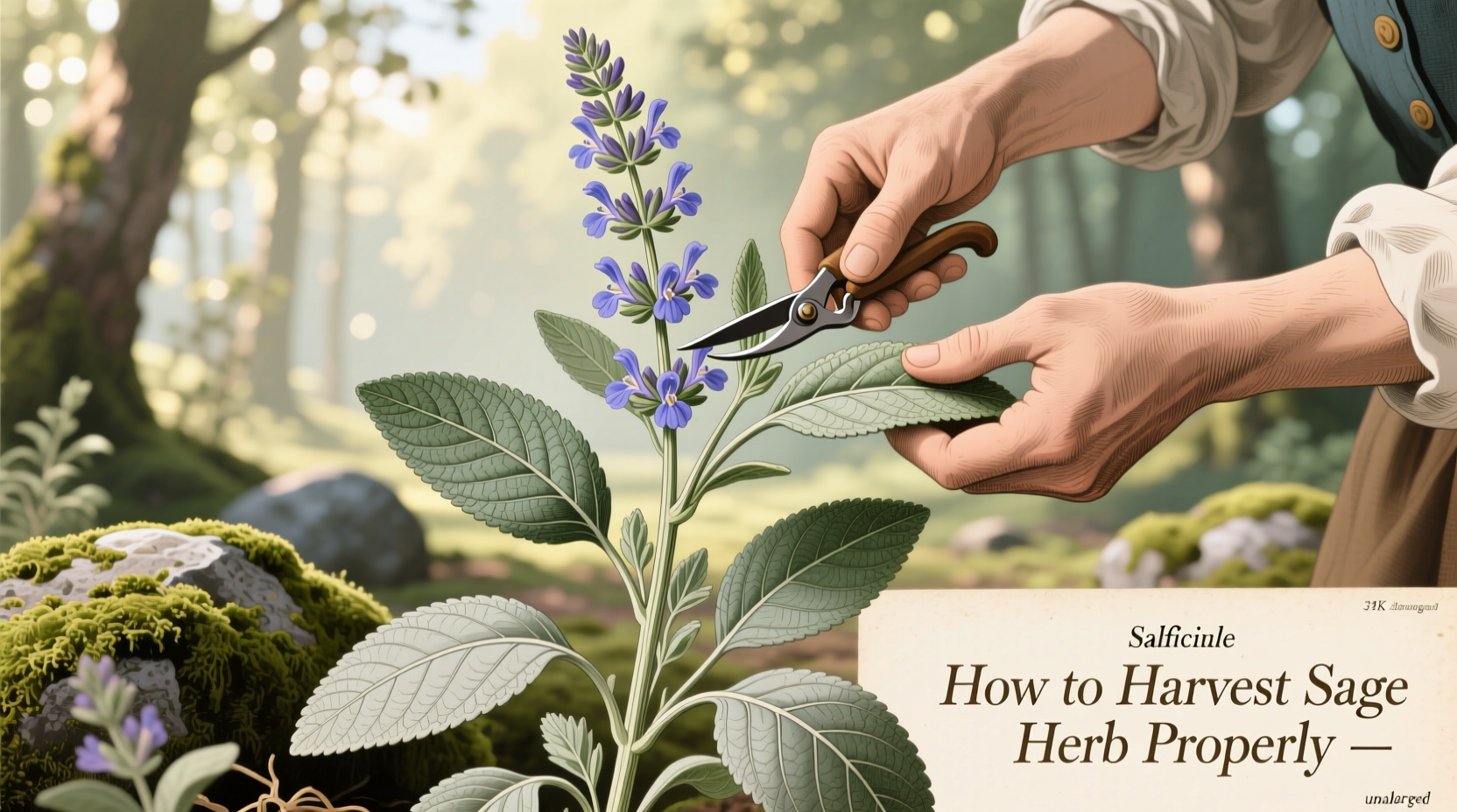 How to Harvest Sage Herb Properly