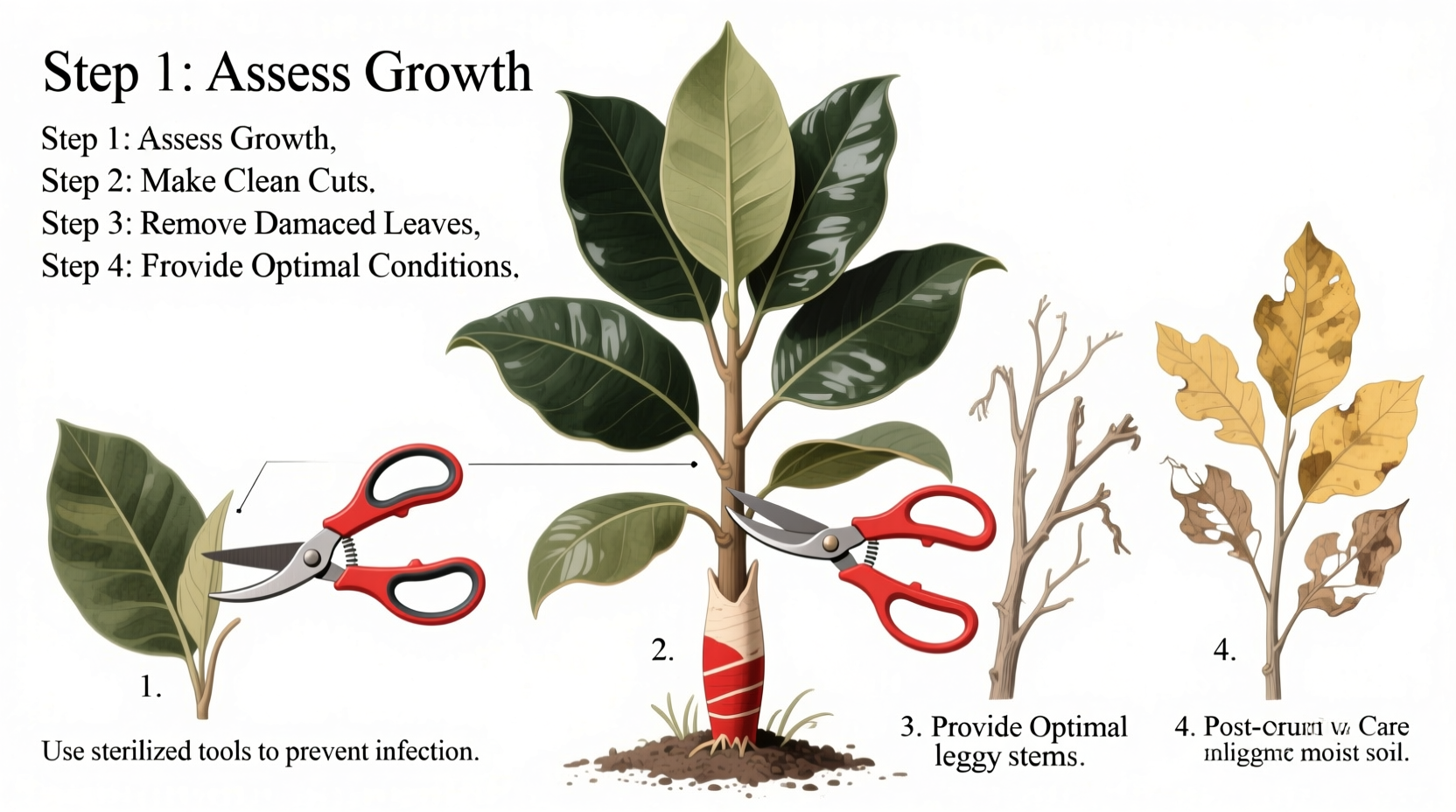 How to Prune a Rubber Plant: Step-by-Step Guide
