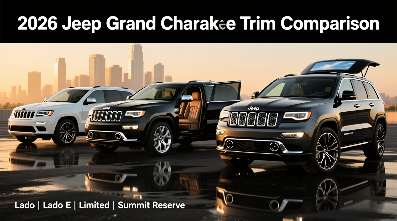 2026 Jeep Grand Cherokee Trim Comparison: Laredo to Summit Reserve