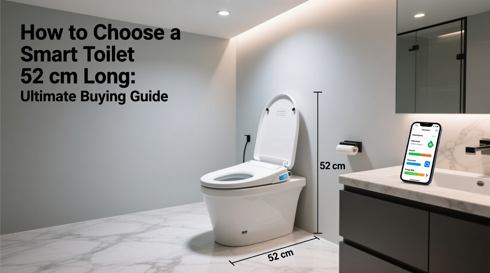 How to Choose a Smart Toilet 52 cm Long: Ultimate Buying Guide