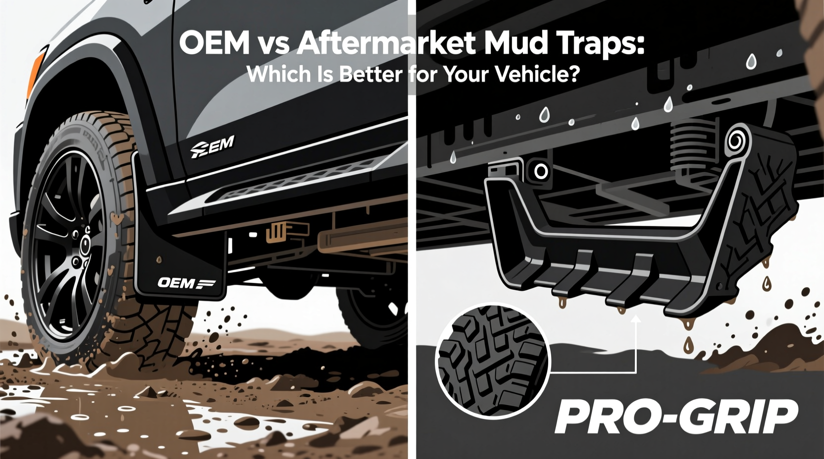 OEM vs Aftermarket Mud Traps: Which Is Better for Your Vehicle?