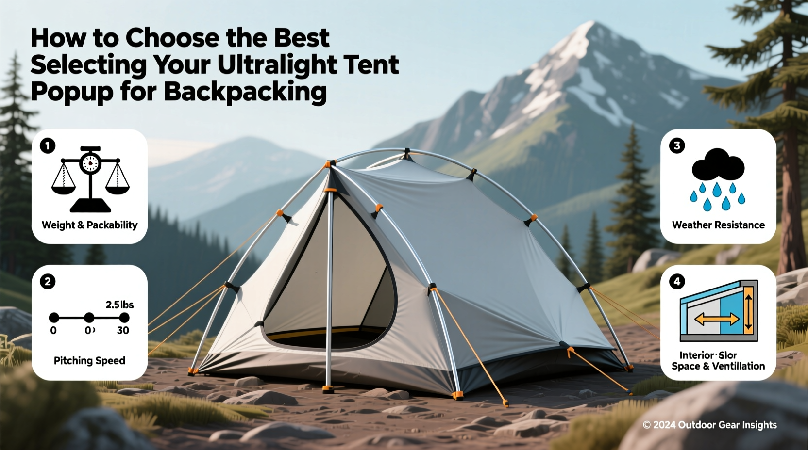 How to Choose the Best Ultralight Tent Popup for Backpacking