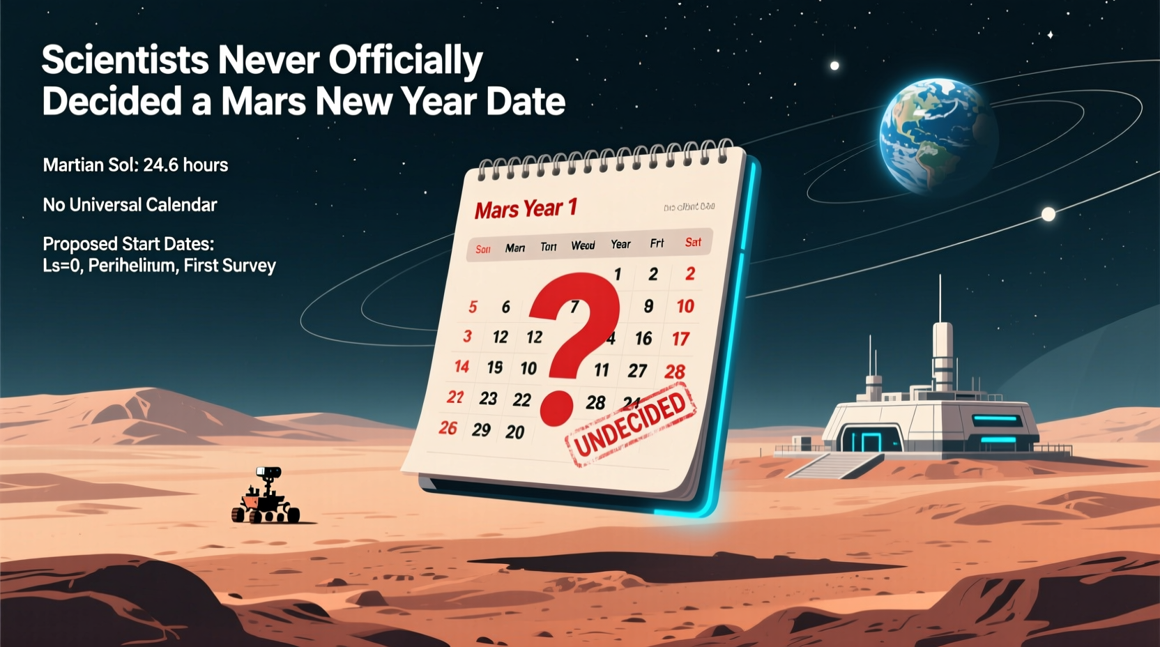 Scientists Never Officially Decided a Mars New Year Date