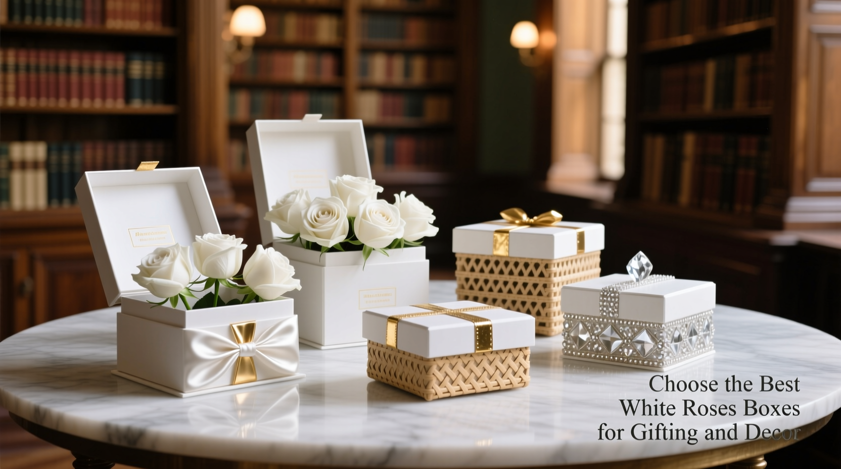 How to Choose the Best White Roses Boxes for Gifting and Decor