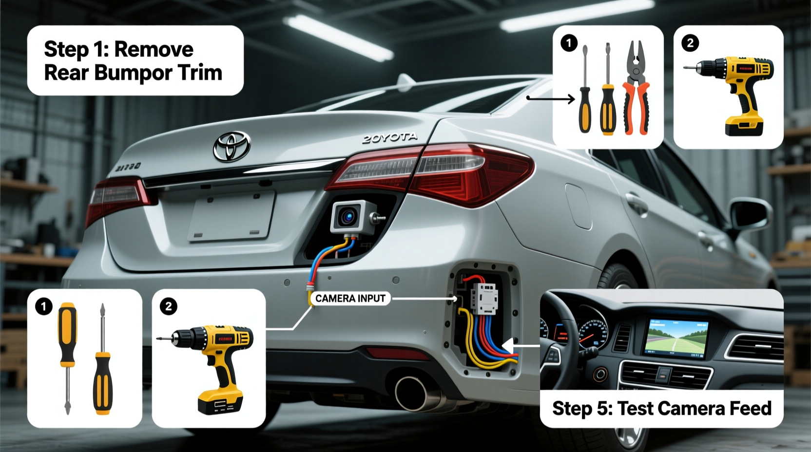 2013 Camry Backup Camera Install: Full Step-by-Step Guide