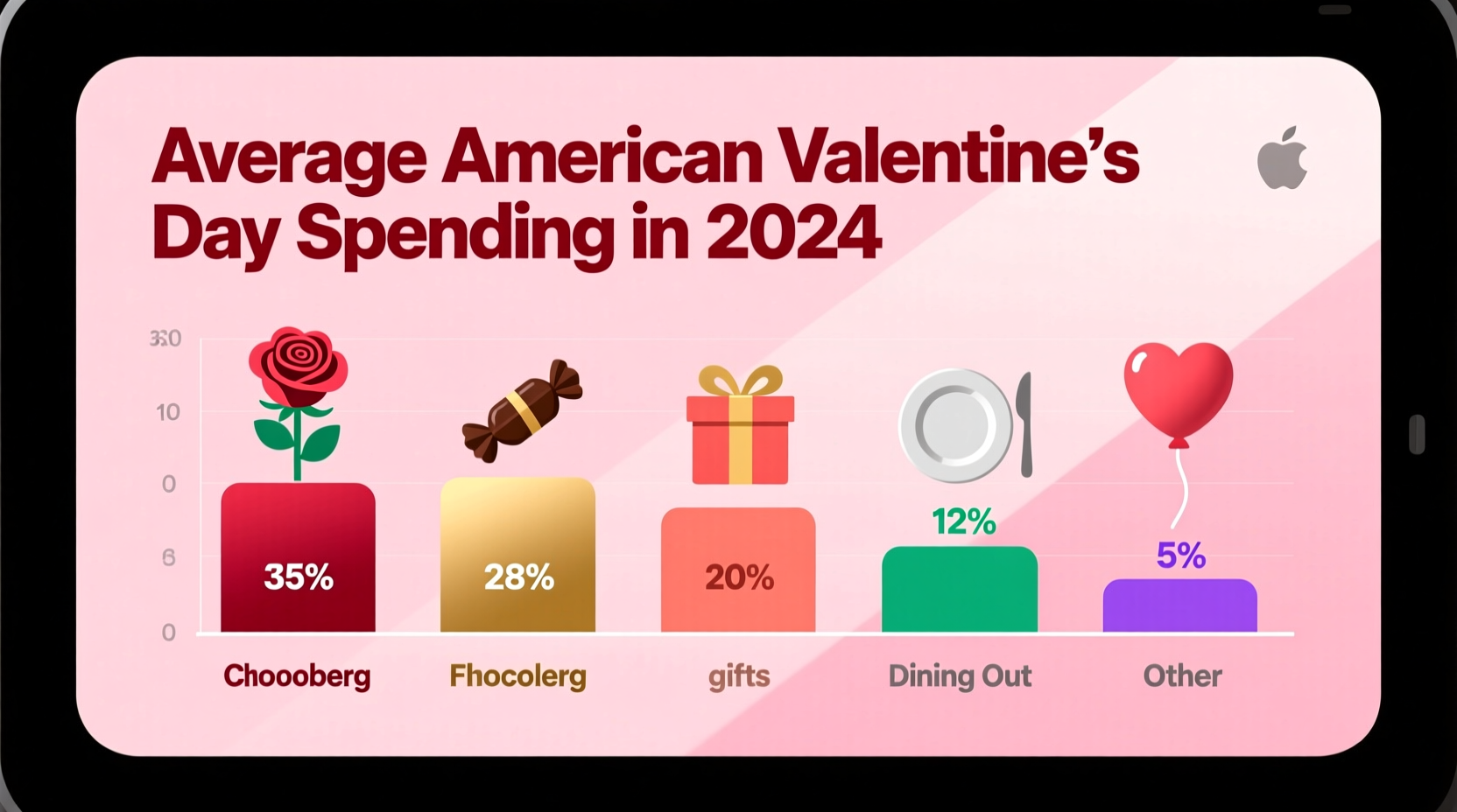 Average American Valentine's Day Spending in 2024