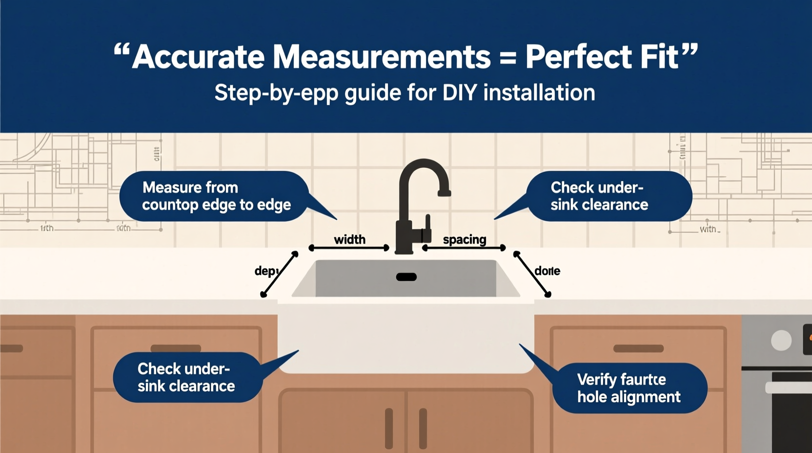 The Ultimate Guide To Accurately Measuring Your Kitchen Sink For A ...