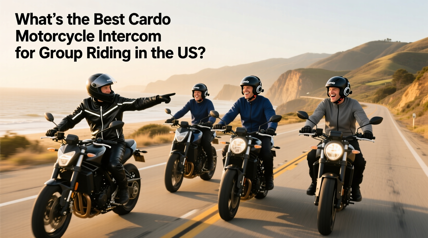 What to Look for in a Cardo Motorcycle Intercom for Group Riding