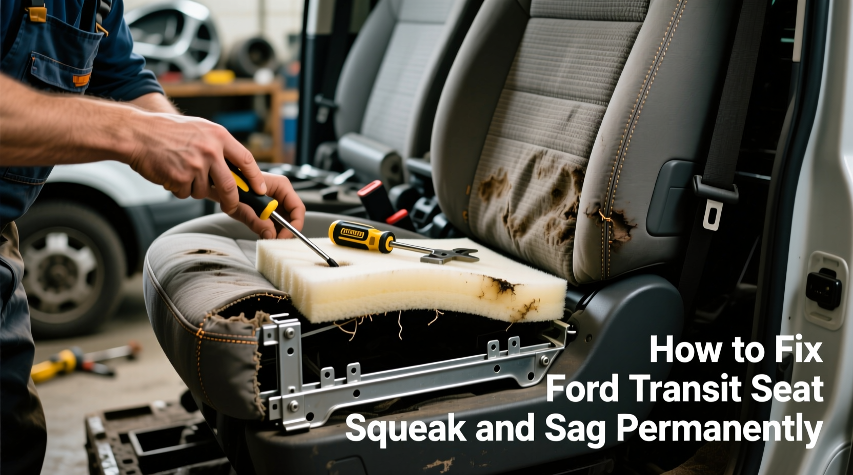 How to Fix Ford Transit Seat Squeak and Sag Permanently
