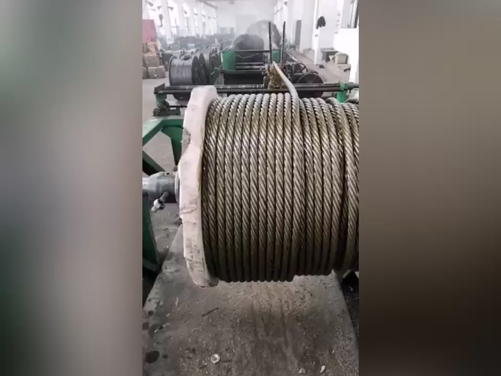 6x37 20 Mm 1770 Mpa Ungalvanized Steel Cable for Lifting