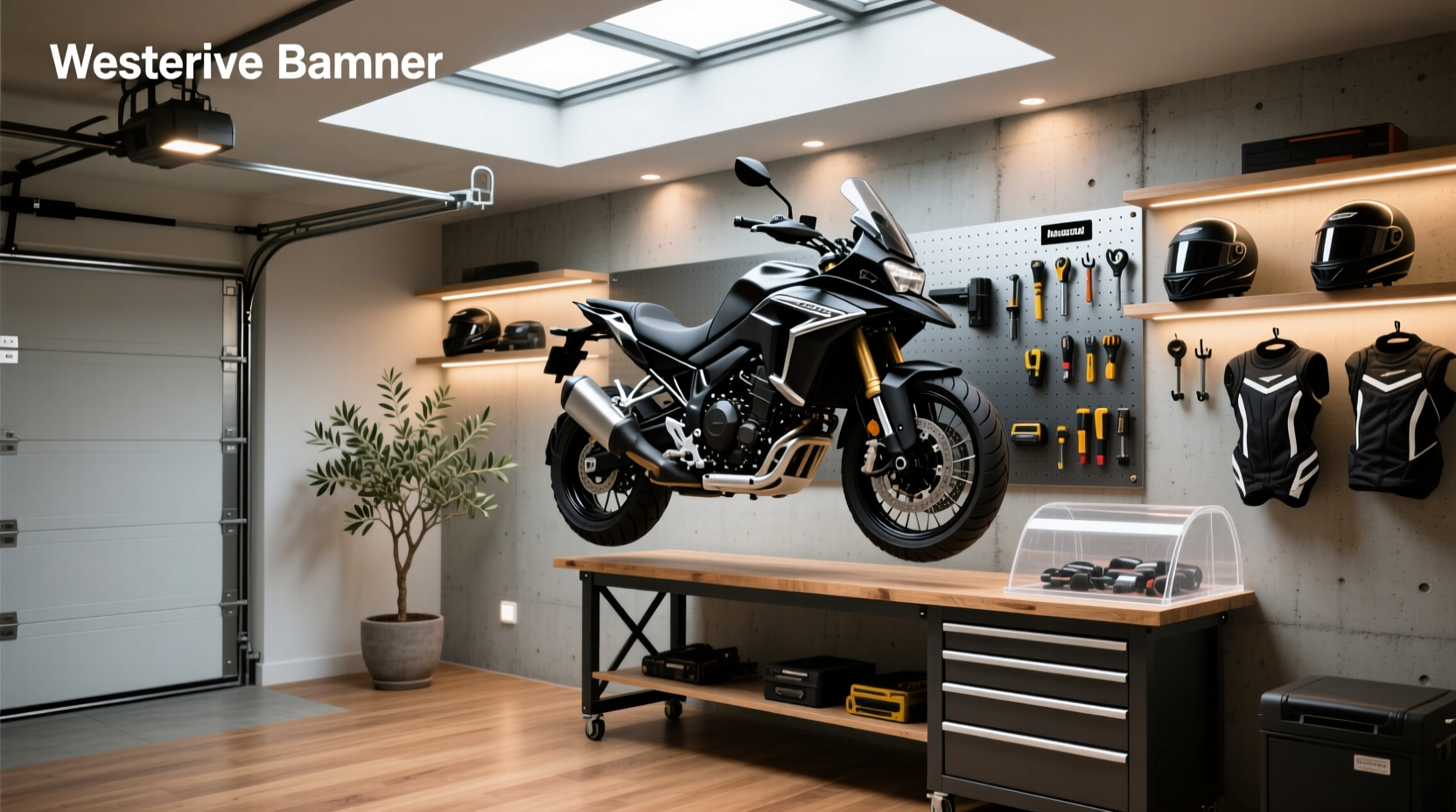 How to Build a Motorcycle Helmet Shelf for Garage Storage