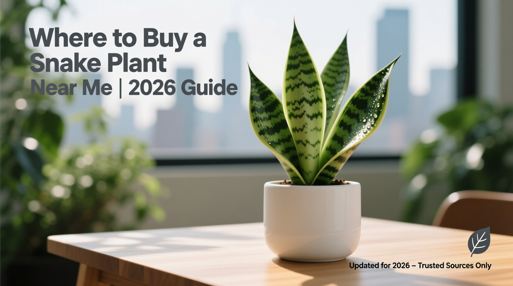 Where to Buy a Snake Plant Near Me | 2026 Guide