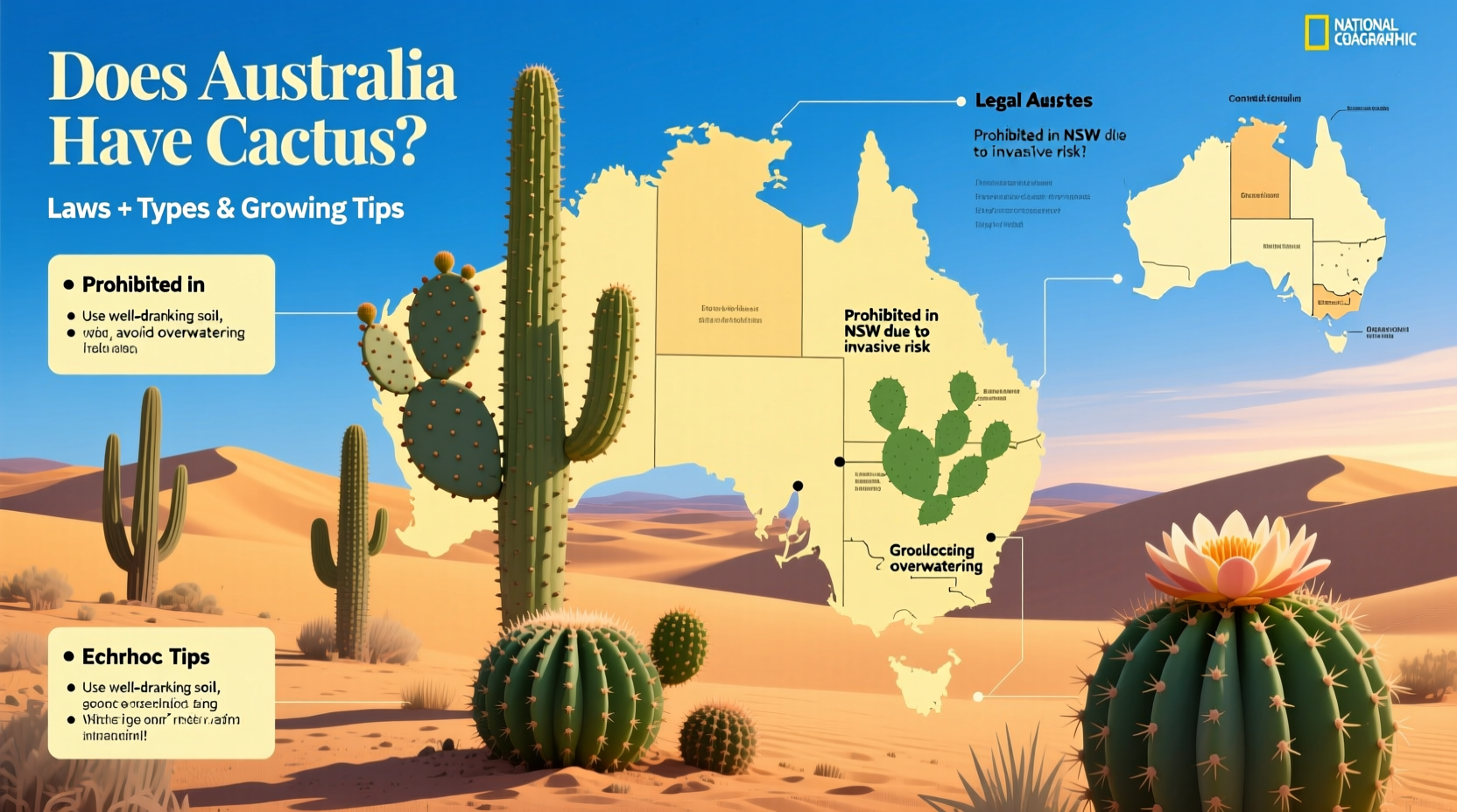 Does Australia Have Cactus? Laws, Types & Growing Tips