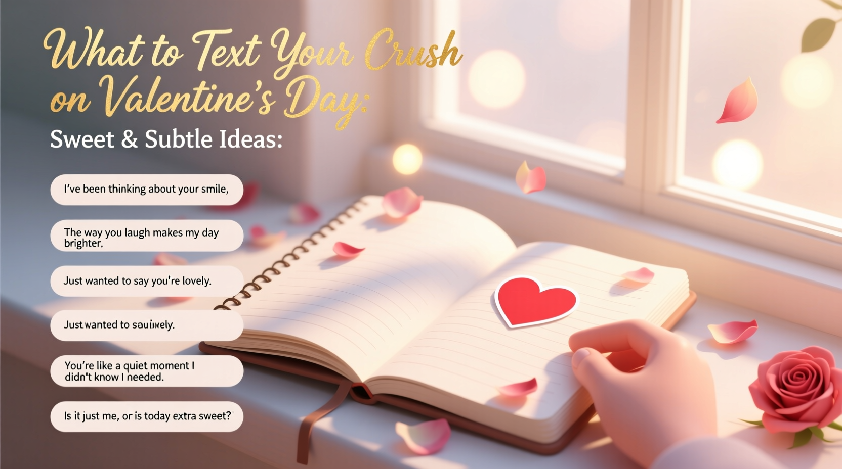 What to Text Your Crush on Valentine's Day: Sweet & Subtle Ideas