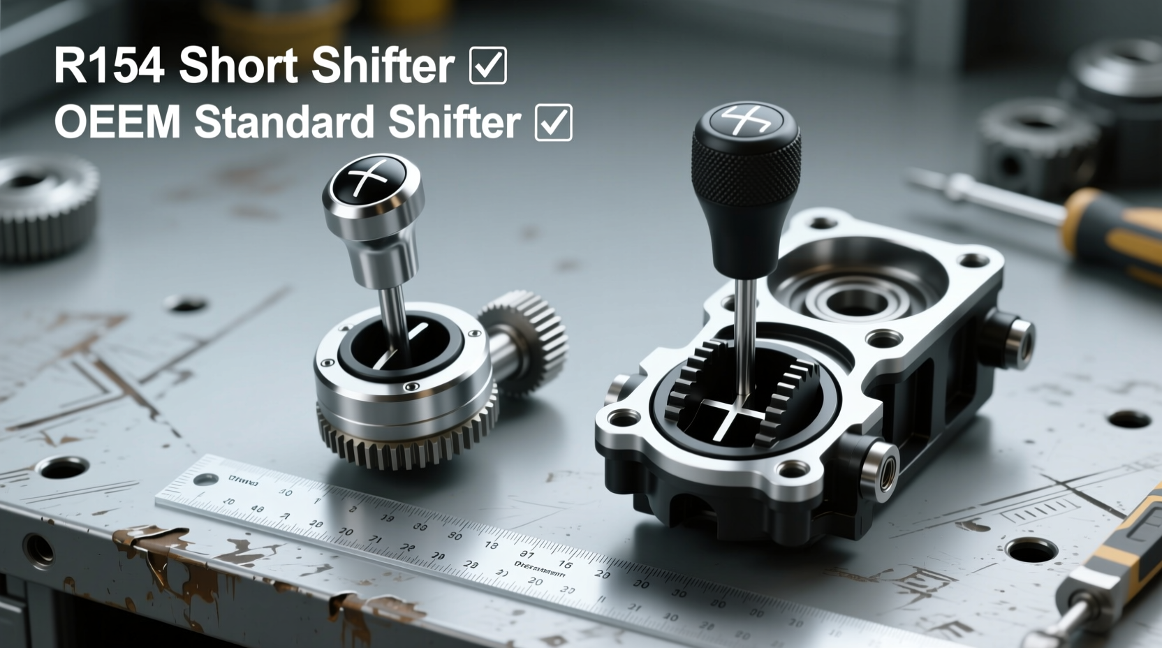 R154 Short Shifter vs OEM: Measured Throw, Fit, and Reliability