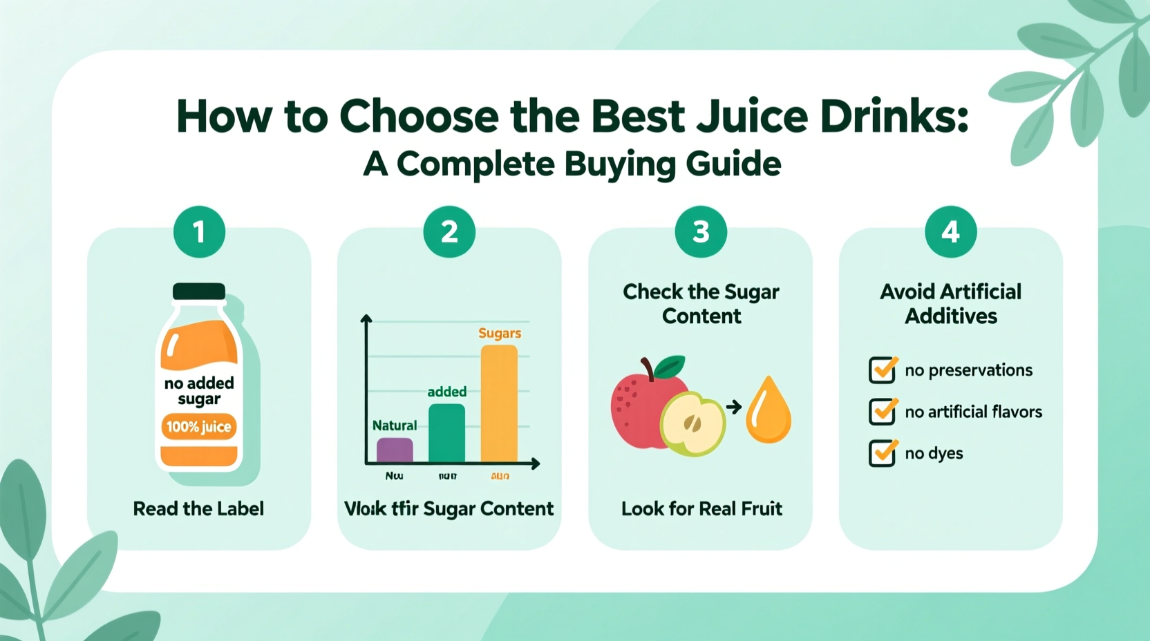 How to Choose the Best Juice Drinks: A Complete Buying Guide