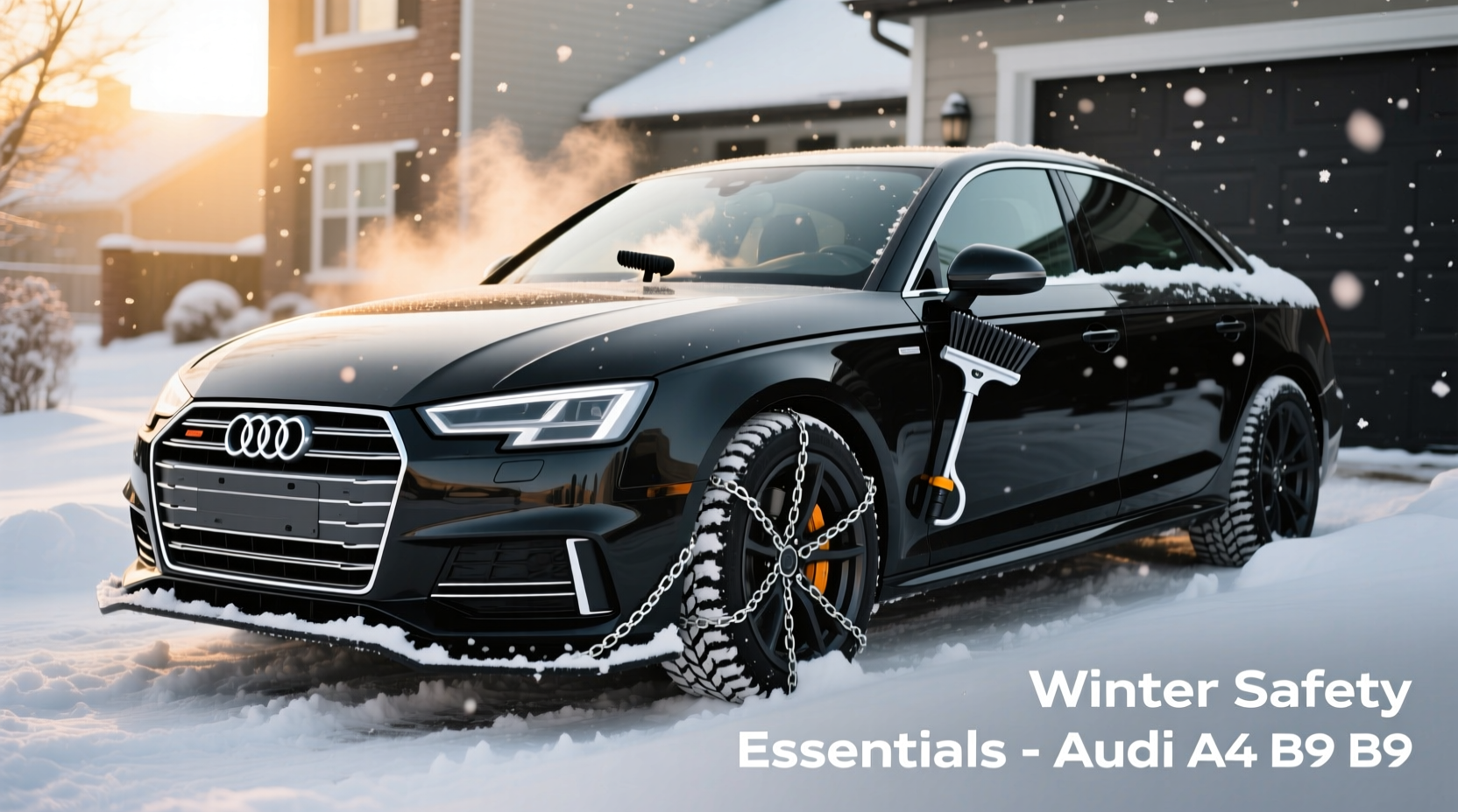 Best Audi A4 B9 Winter Accessories for Snow & Ice Safety