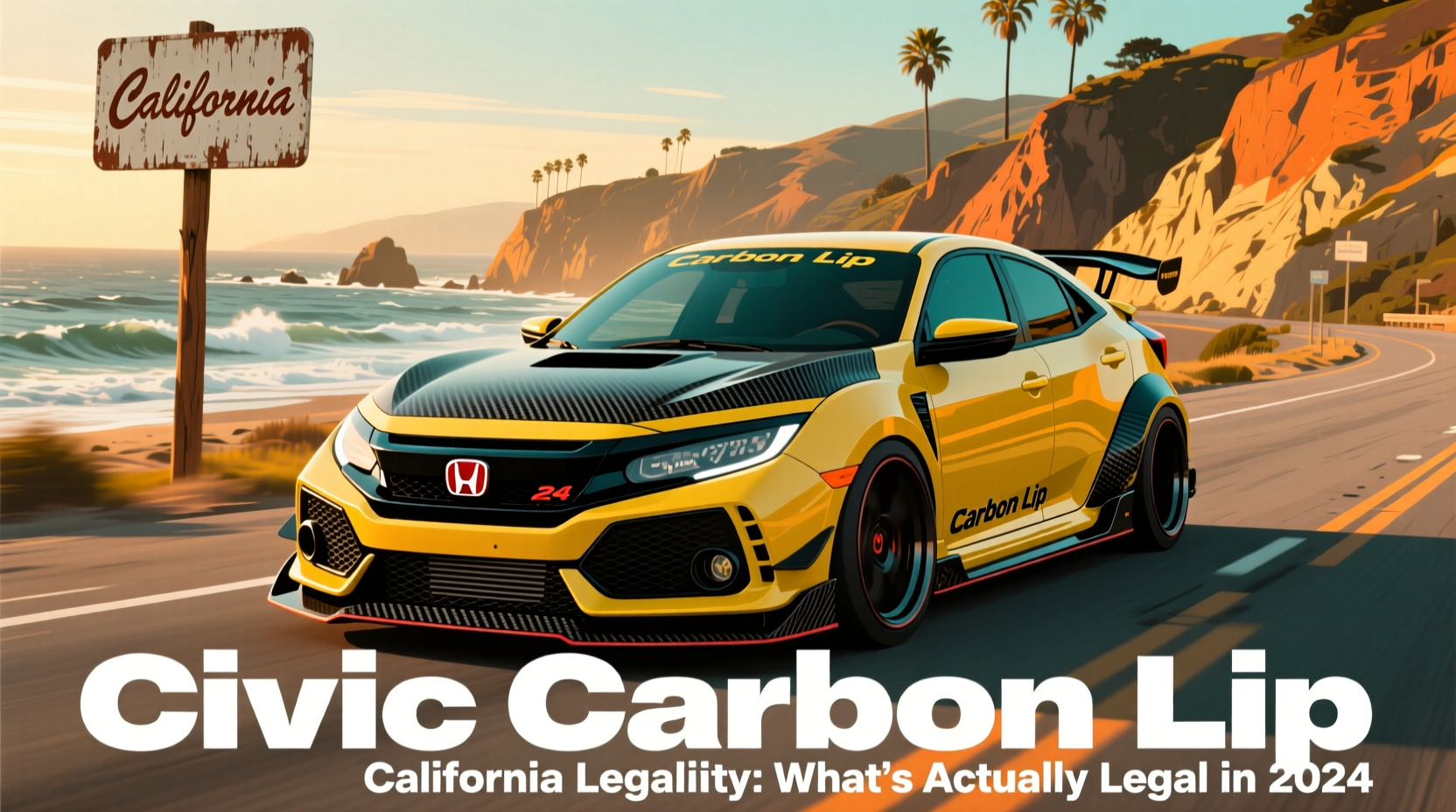 Civic Carbon Lip California Legality: What's Actually Legal in 2024