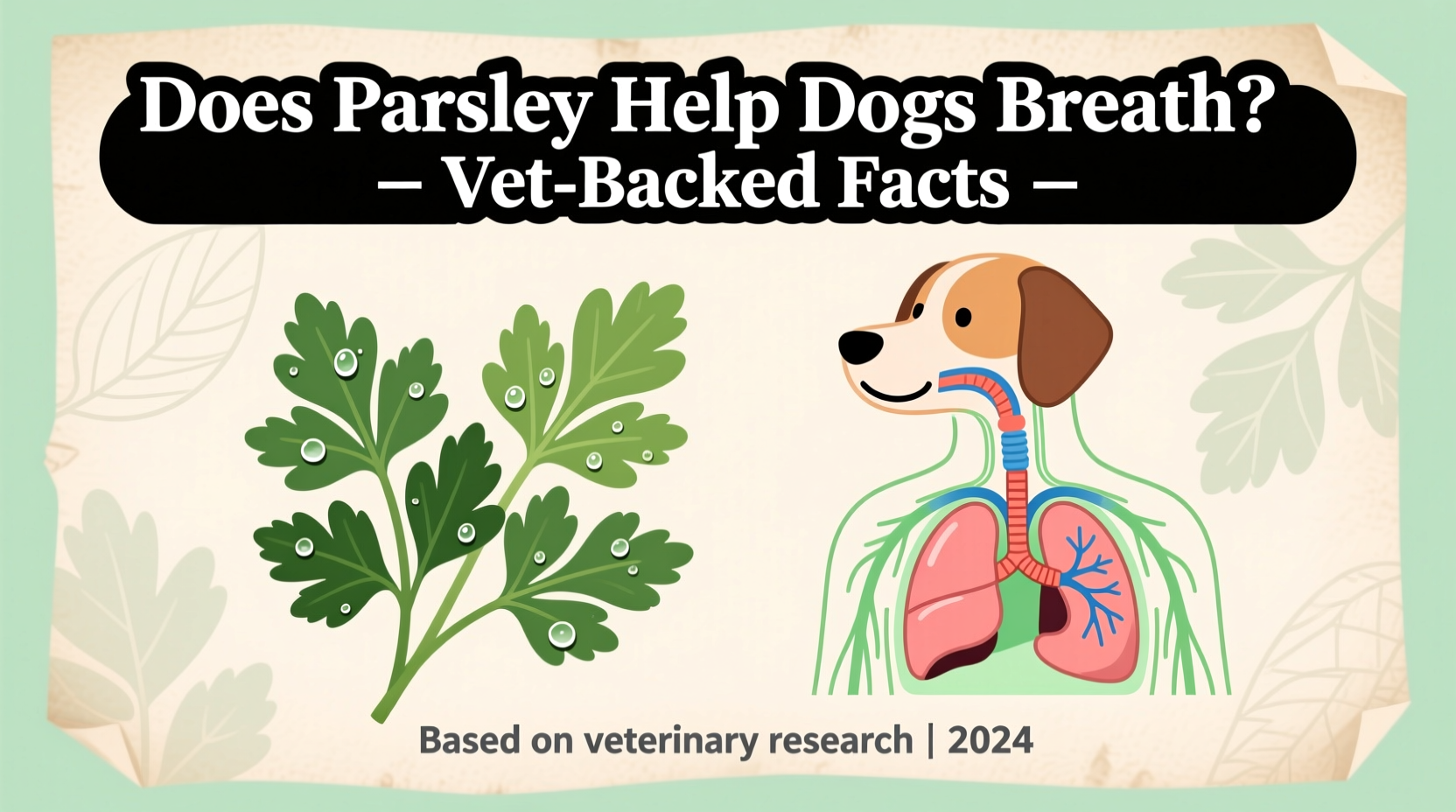 Does Parsley Help Dogs Breath? Vet-Backed Facts