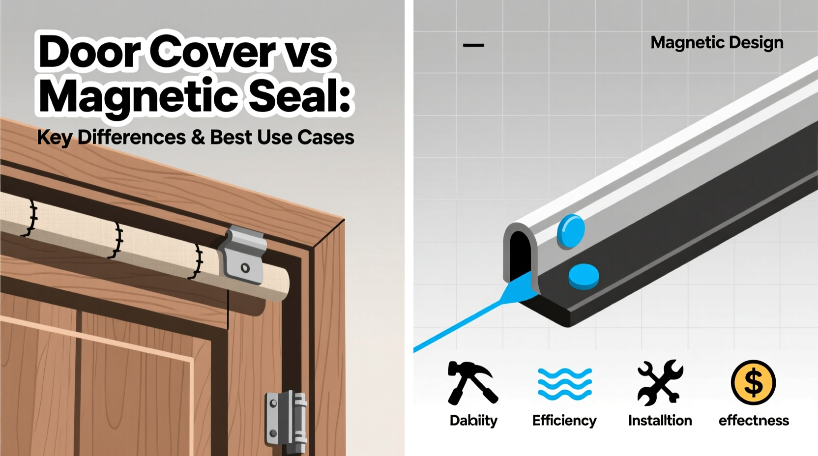 Door Cover vs Magnetic Seal: Key Differences & Best Use Cases
