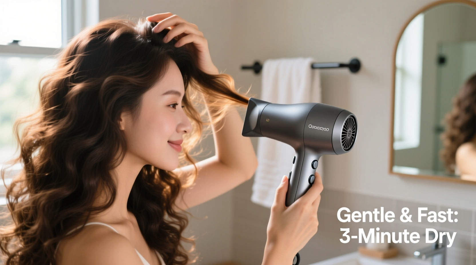 Effective Techniques To Dry Thick Hair Quickly Using A Portable Dryer ...