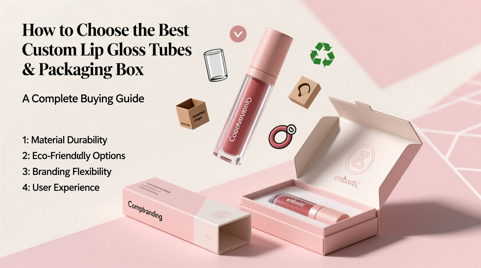 How to Choose Custom Lip Gloss Tubes and Packaging Box: Ultimate Buying ...