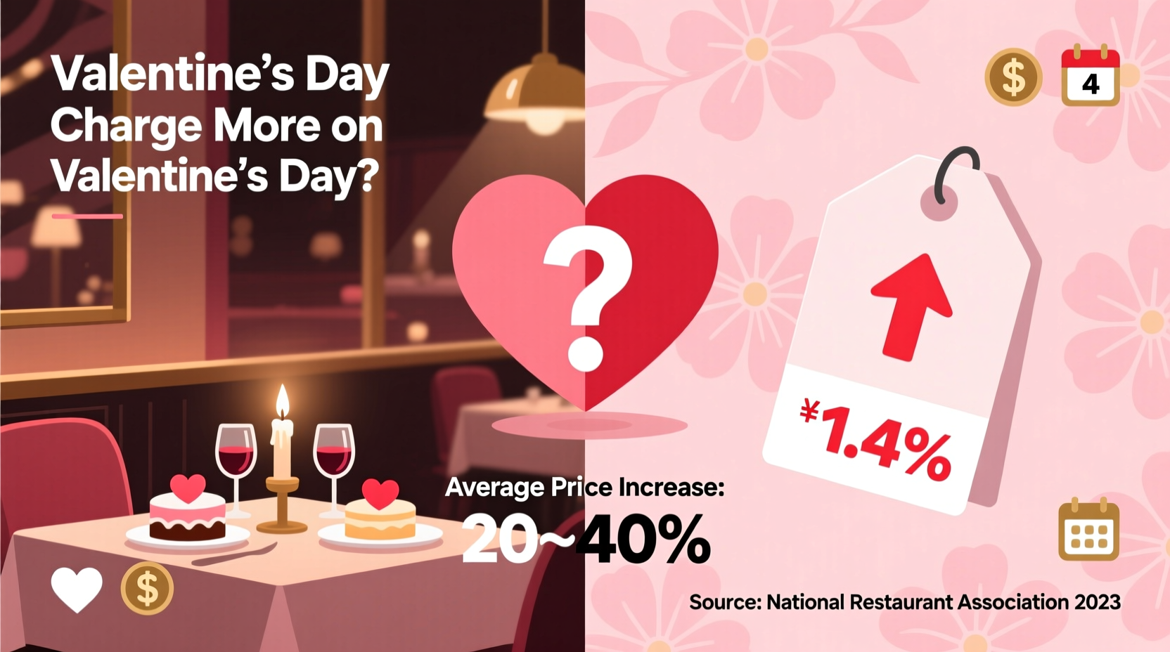 Do Restaurants Charge More on Valentine's Day?