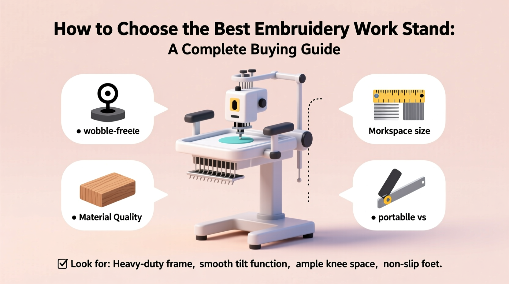 How to Choose the Best Emb Work Stand: A Complete Buying Guide
