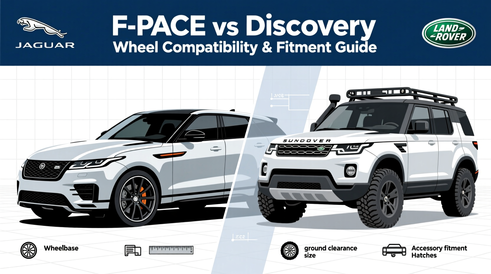 F-PACE vs Discovery Wheel Compatibility & Fitment Guide