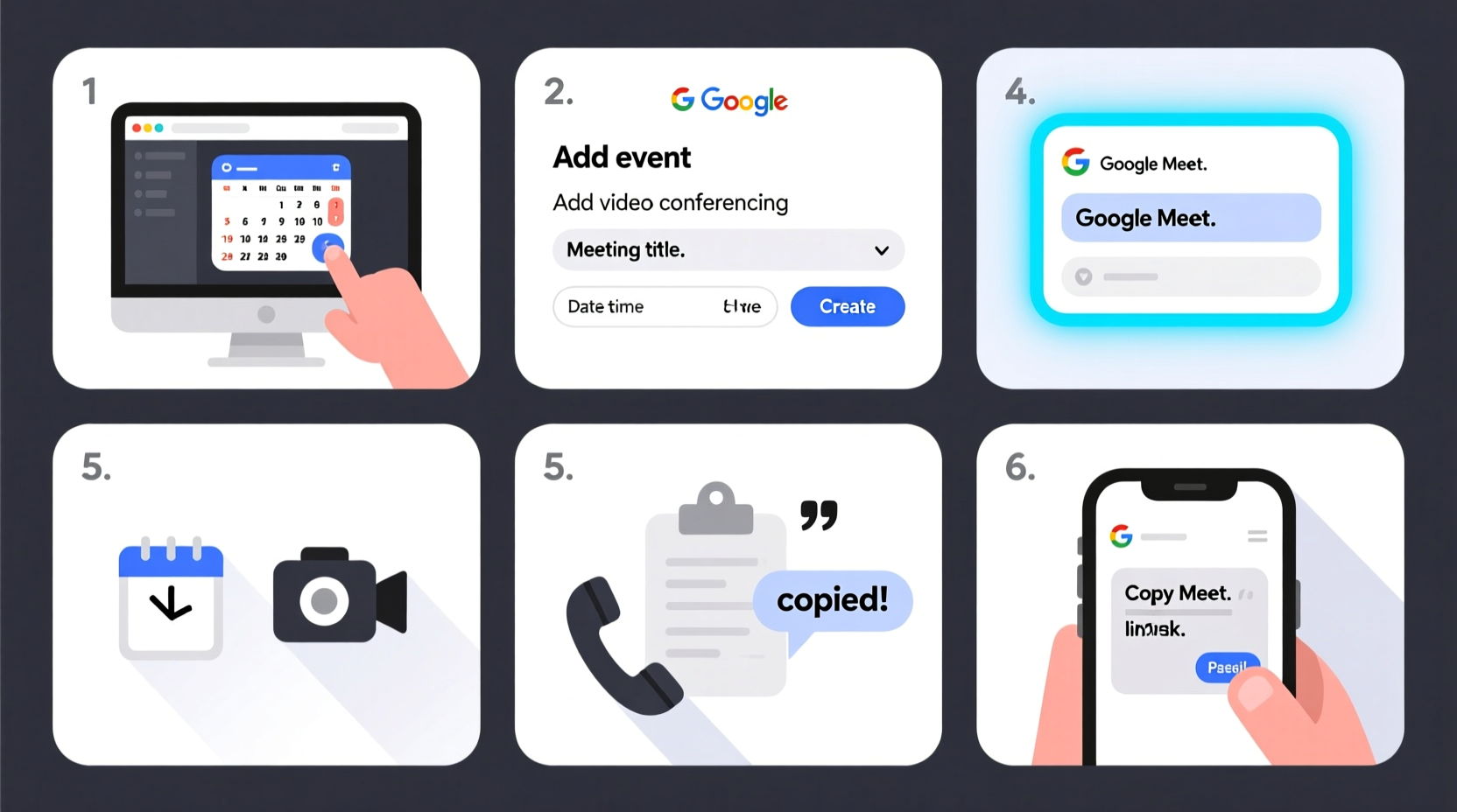 A Step By Step Guide To Creating And Sharing Google Meet Links Easily