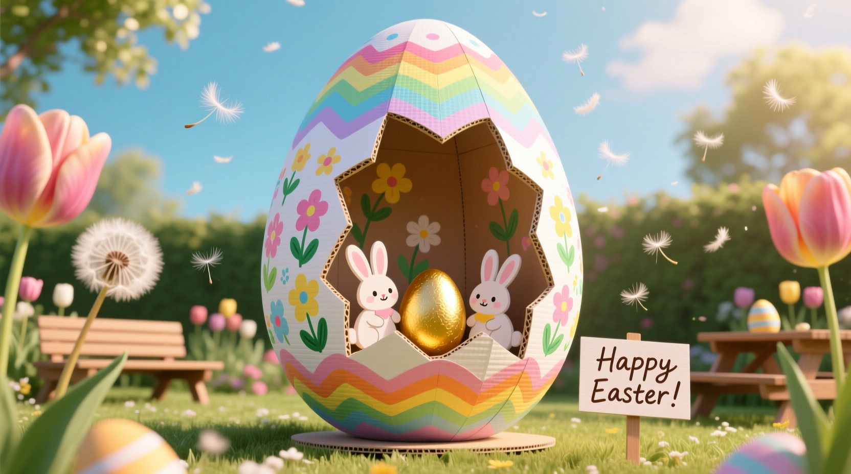 How to Make a Giant Easter Egg Prop for Your Celebration