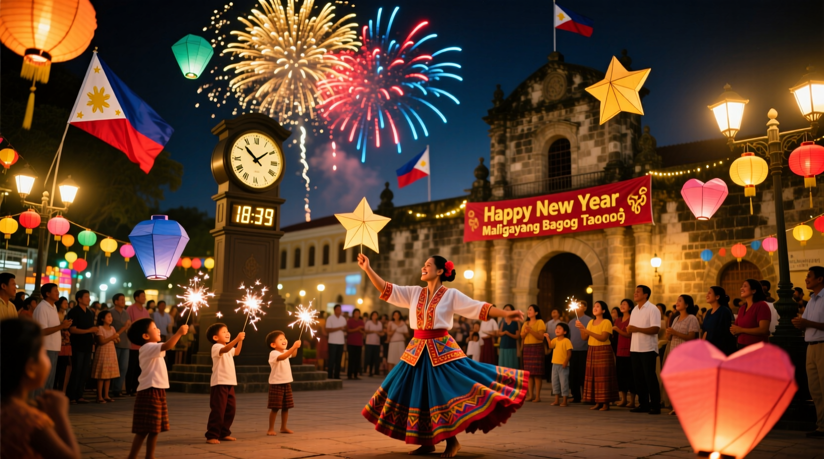 New Year in the Philippines Is on January 1