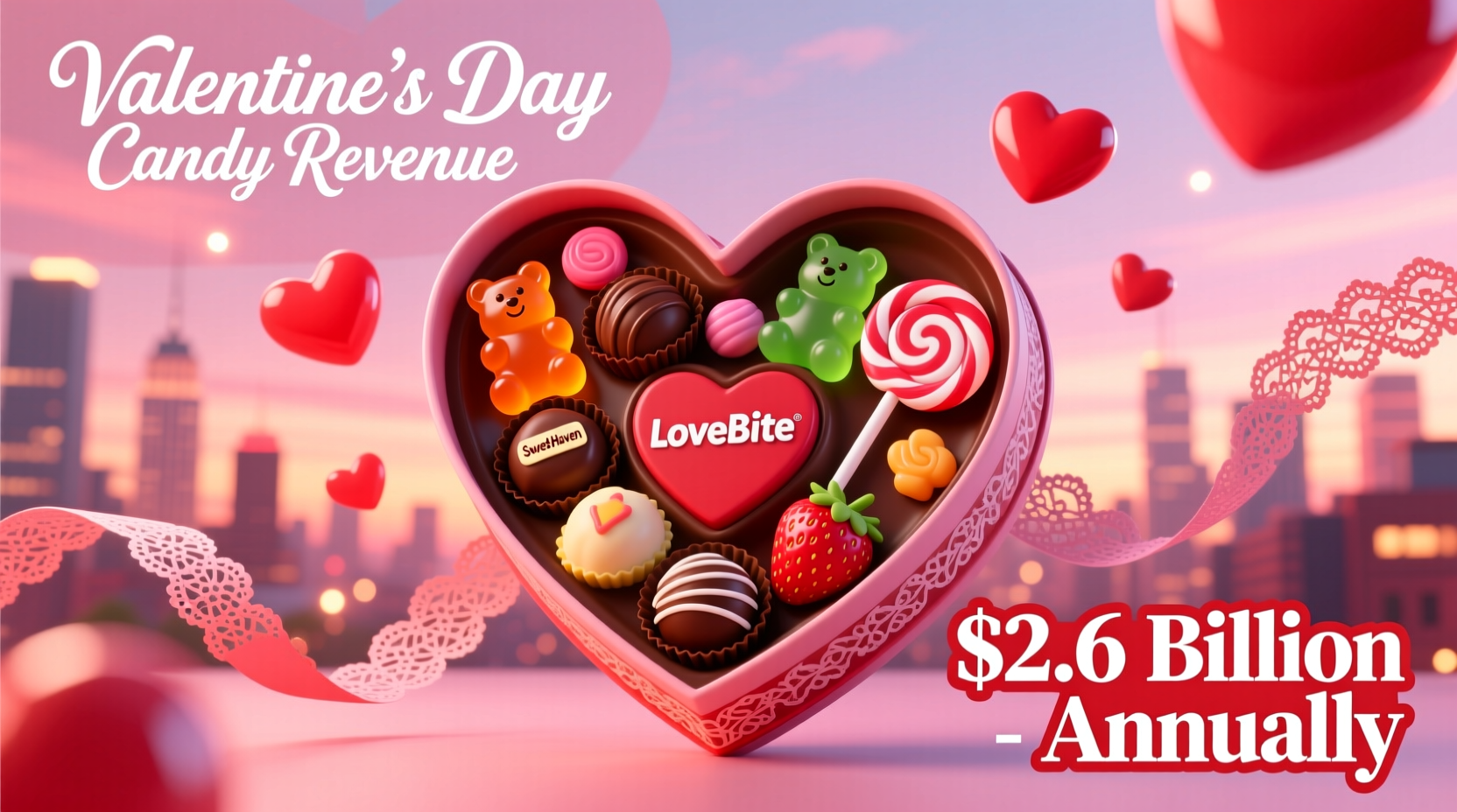 Valentine's Day Candy Generates $2.6 Billion Annually