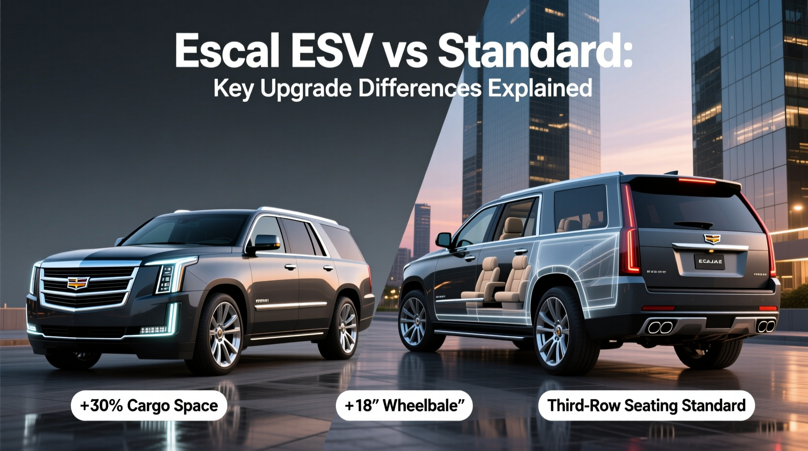 Escalade ESV vs Standard: Key Upgrade Differences Explained
